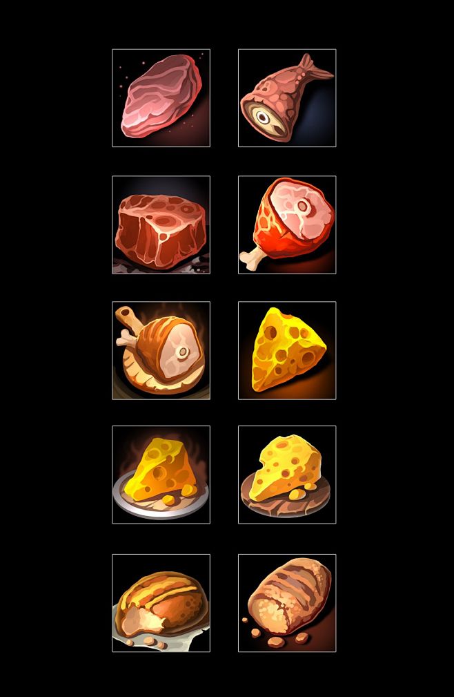 RPG Food Icons