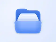 File app icon blur colorful design file flat icon icon design ...
