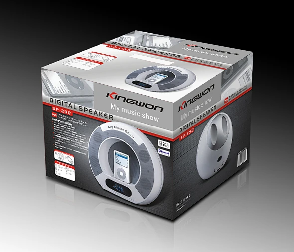 科王Kingwon音箱包装设计|包装设计 | Shenzhen Packing Design|惟客设计|深圳电子产品包装设计公司|深圳十佳包装 ...
