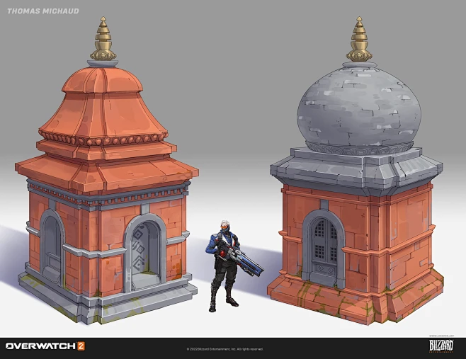 Overwatch 2 - Shambali Map - Props-花瓣网