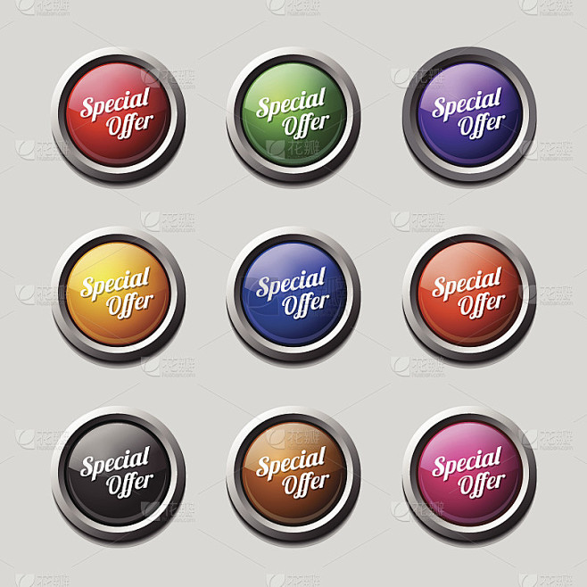 特别提供彩色矢量图标设计