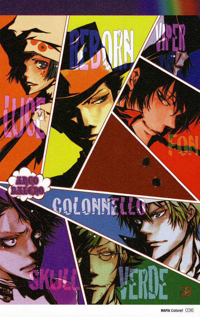 Katekyo Hitman Reborn! Official Visual Book - REBORN Colore ...