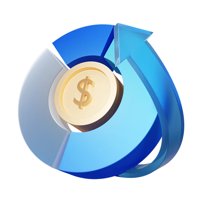 Dollar Chart 3D Icon - Free Download Business 3D Icons | IconScout-花瓣网