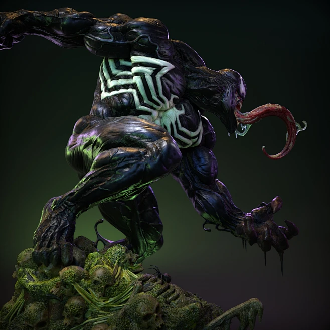 Venom - Alex Horley Fanart-花瓣网