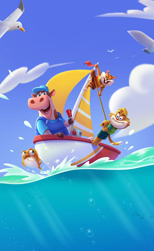 Character design Digital Art game game design promo-花瓣网