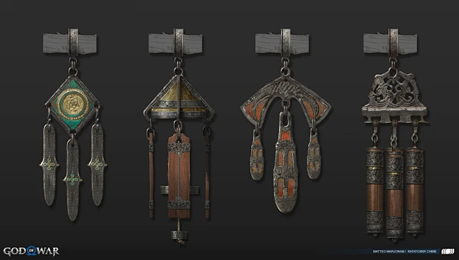 {游戏系列}美国God of War:战神（UI,角色，场景）-花瓣网