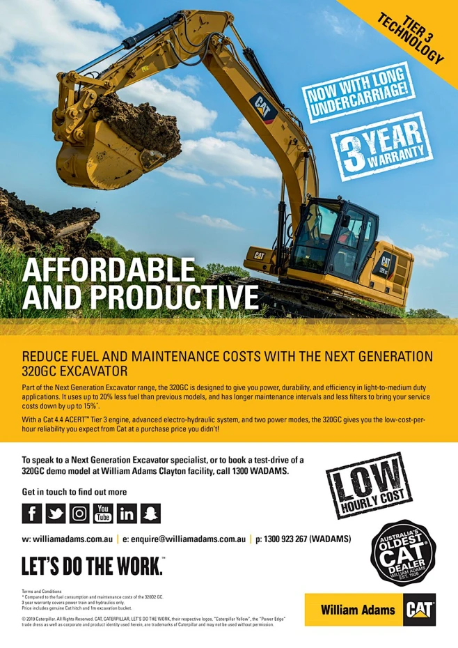 Cat Next Gen 320GC | William Adams Cat-花瓣网