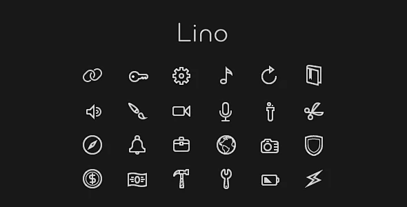 lino icon set - ui design-花瓣网
