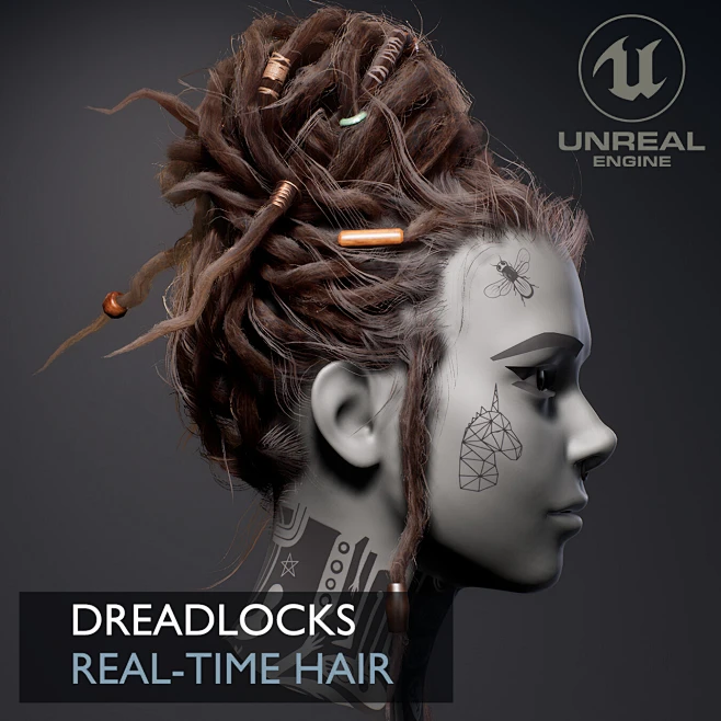 Marketplace - Dreadlocks , Maria Puchkova : Happy to present you my Real-Time Dreadlocks ...