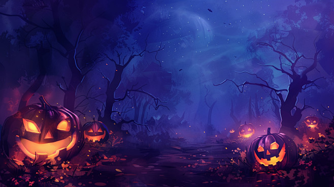 yi-fu-hei-an-sen-lin-zhong-de-nan-gua-hua