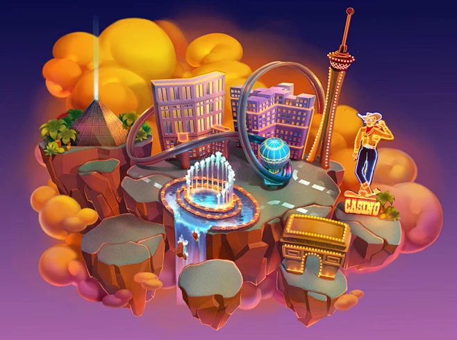 Flying Islands-花瓣网