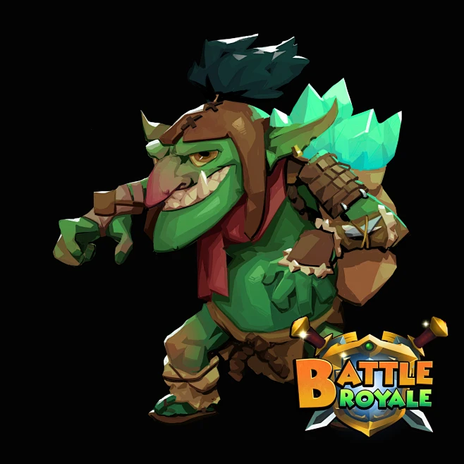 Battle Royale, Malcolm Wopé : Managed to work on this RPG/slots game for the studio I work for ...