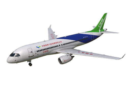 C919 中国商飞 民用飞机 起落架 机翼 部件拆分 可做动画 高低精度 中型客机