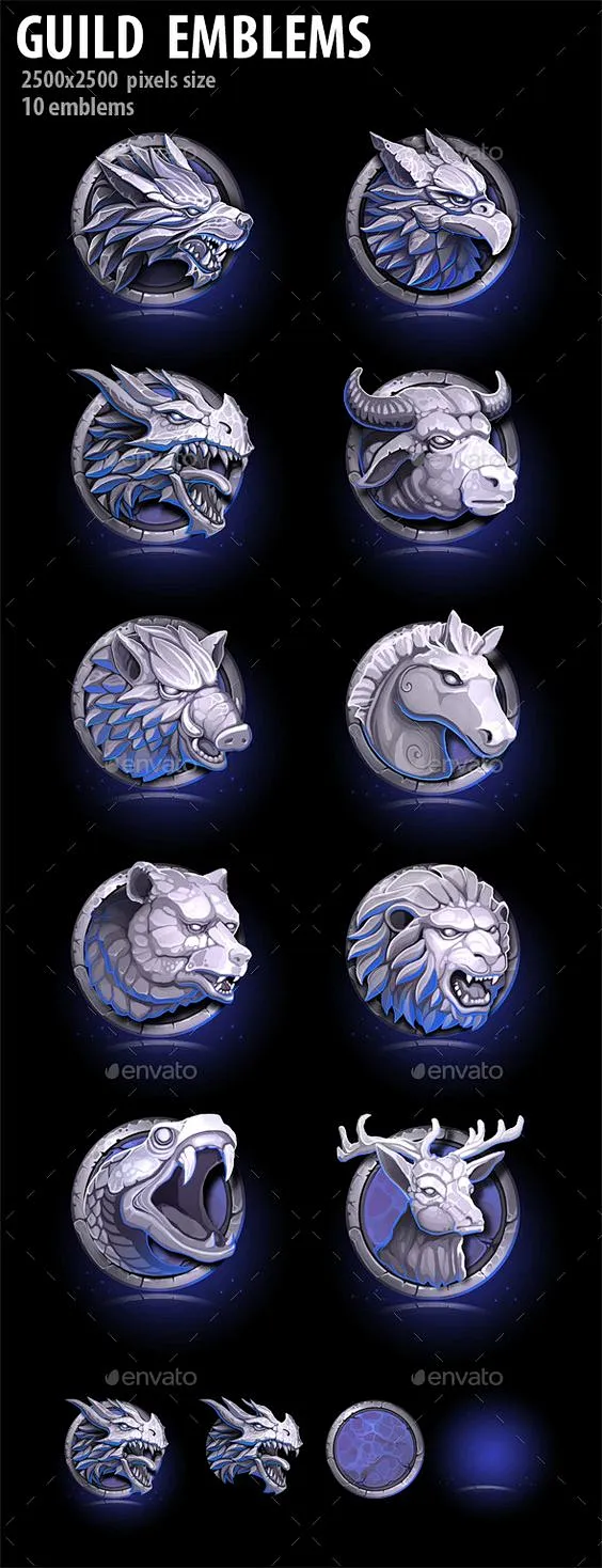 Guild Emblems by a-ravlik | GraphicRiver-花瓣网