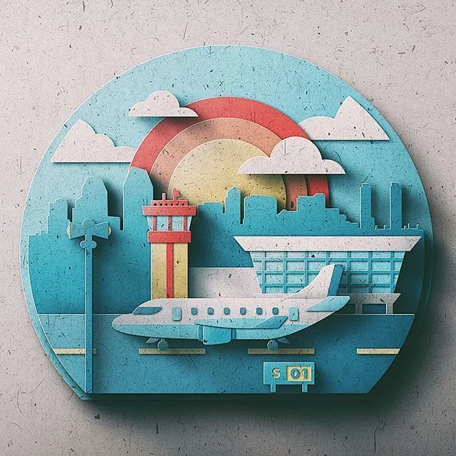 佳作推荐 | 插画 分享圣地亚哥插画师 Michael Fugoso 的复古风纸质插画作品。（dribbble.com/Fugstrator ...