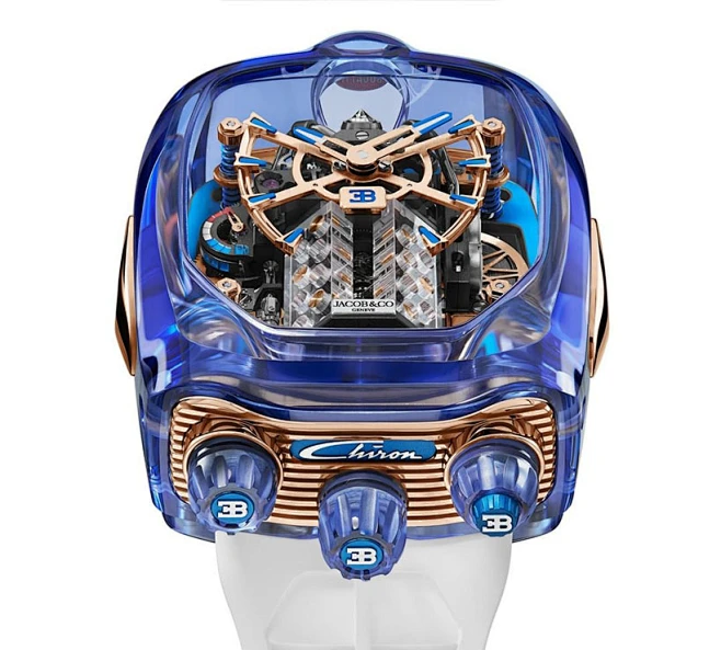 Jacob & Co. Bugatti Chiron Blue Sapphire Crystal Watch - A Miniature ...