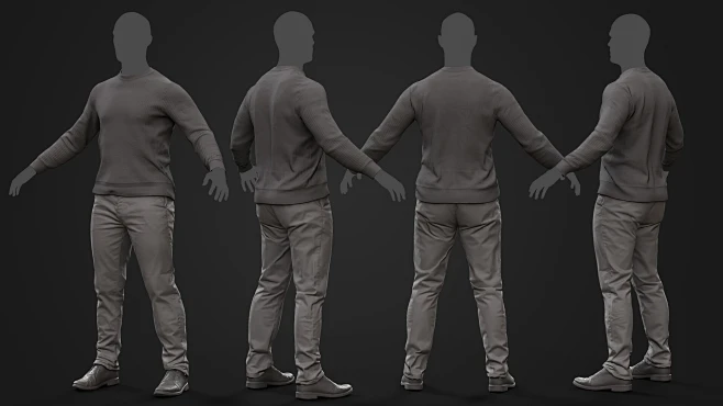 Modular Clothing Scans, James Busby : Available here :: https://www ...