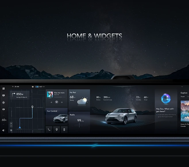 Behance 上的 Automotive HMI Design-花瓣网
