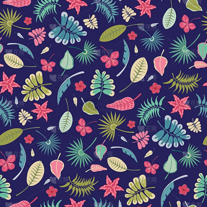 Seamless pattern, vector, vector pattern, print pa素材-花瓣网