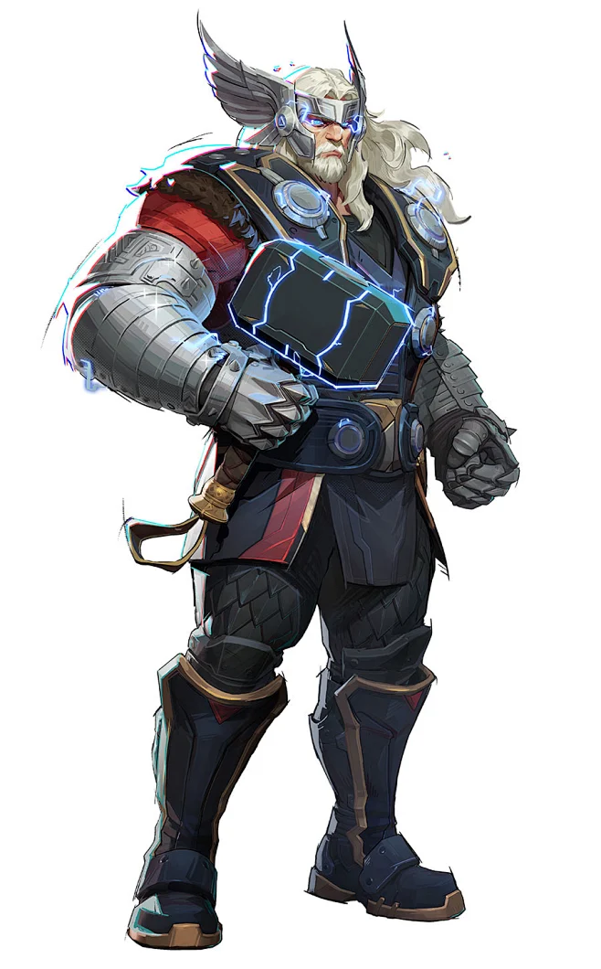 Thor Art from Marvel Rivals-花瓣网