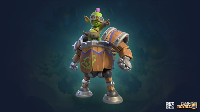 Goblin Machine - Clash Royale-花瓣网
