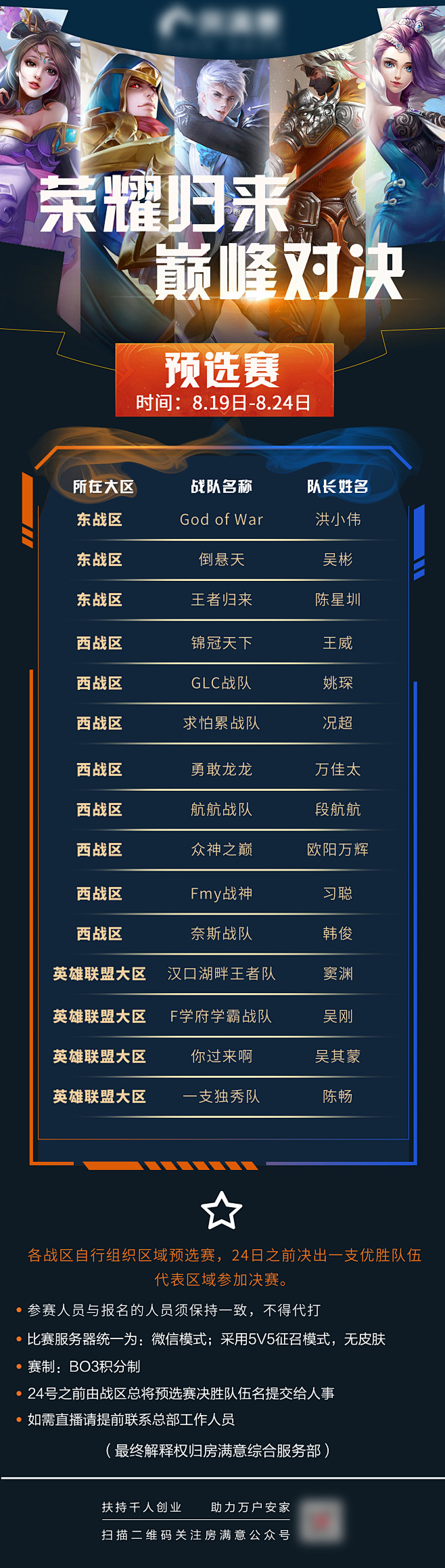 王者荣耀比赛说明长图海报-素材库-sucai1.cn