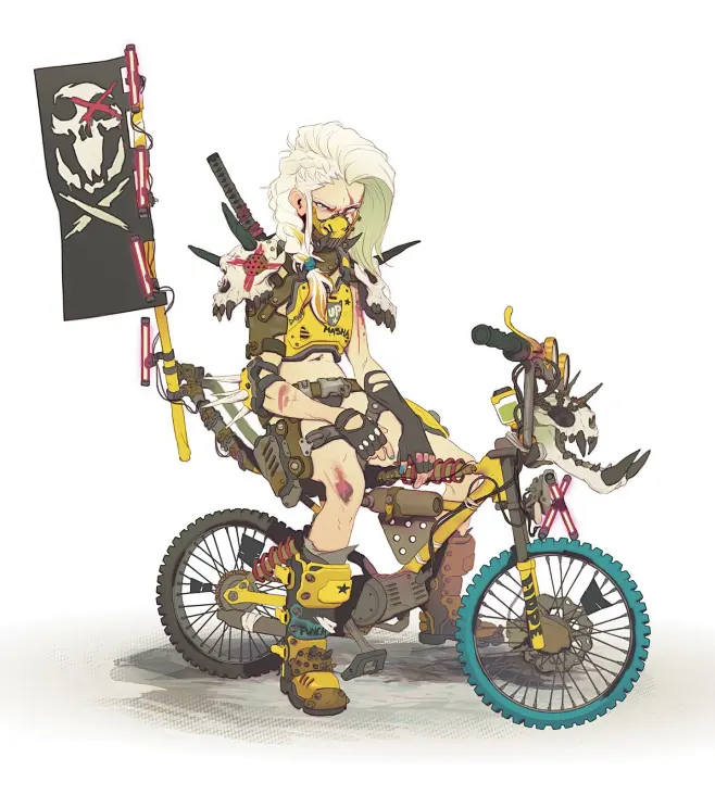 末日废土风太帅了！教练我想学这个 - Sergi Brosa作品分享-日韩画风-微元素 - Element3ds.com!-花瓣网