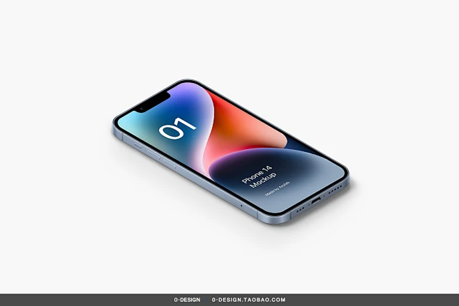 21款iPhone14苹果手机App界面ui设计作品贴图ps样机素材展示效果 -花瓣网