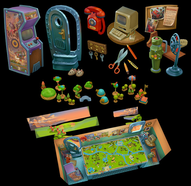 3D: "Fieldrunners Attack!" World Map, Kosta Atanasov : Probably my ...