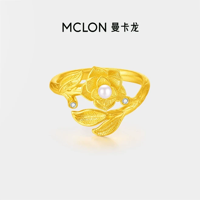 【原创】Mclon/曼卡龙神明的花嫁黄金戒指足金计价精品 结婚-tmall.com天猫-花瓣网