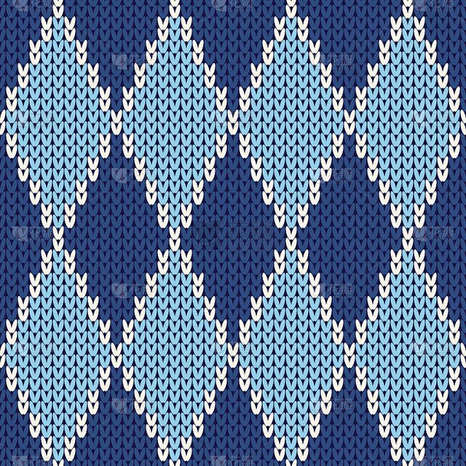 针织无缝模式。