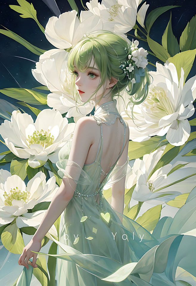 Yoly 莜莉 #132 芍药｜头像壁纸