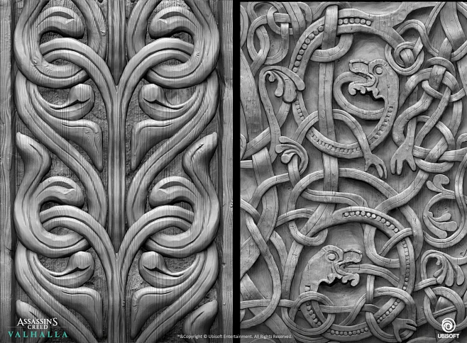 Viking Columns图片_C-材质图片素材-花瓣网