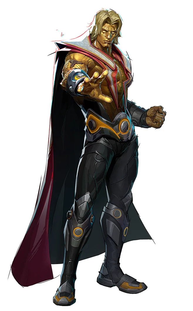 Adam Warlock Art from Marvel Rivals-花瓣网