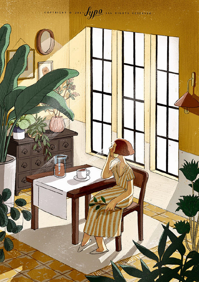 #Ooh Art Saturday# 今期介绍的 西朴@西朴SYPO 16年成立个人工作室，专注商业插画、二维动画工作，擅长将插画融合于 ...