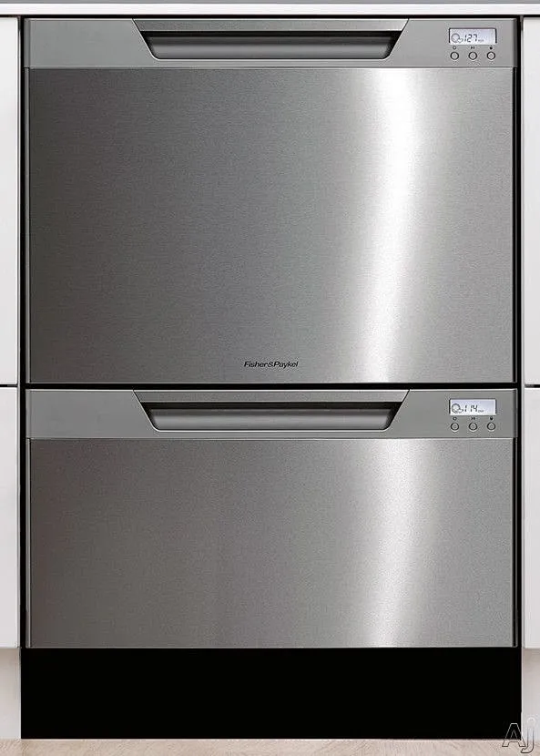 Fisher Paykel DD24DTV2 Semi-Integrated Double Drawer Dishwasher with 9 ...