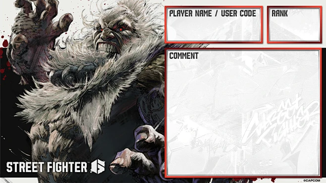 STREET FIGHTER 6 Profile Card | NEWS | STREET FIGHTER 6 | CAPCOM ...