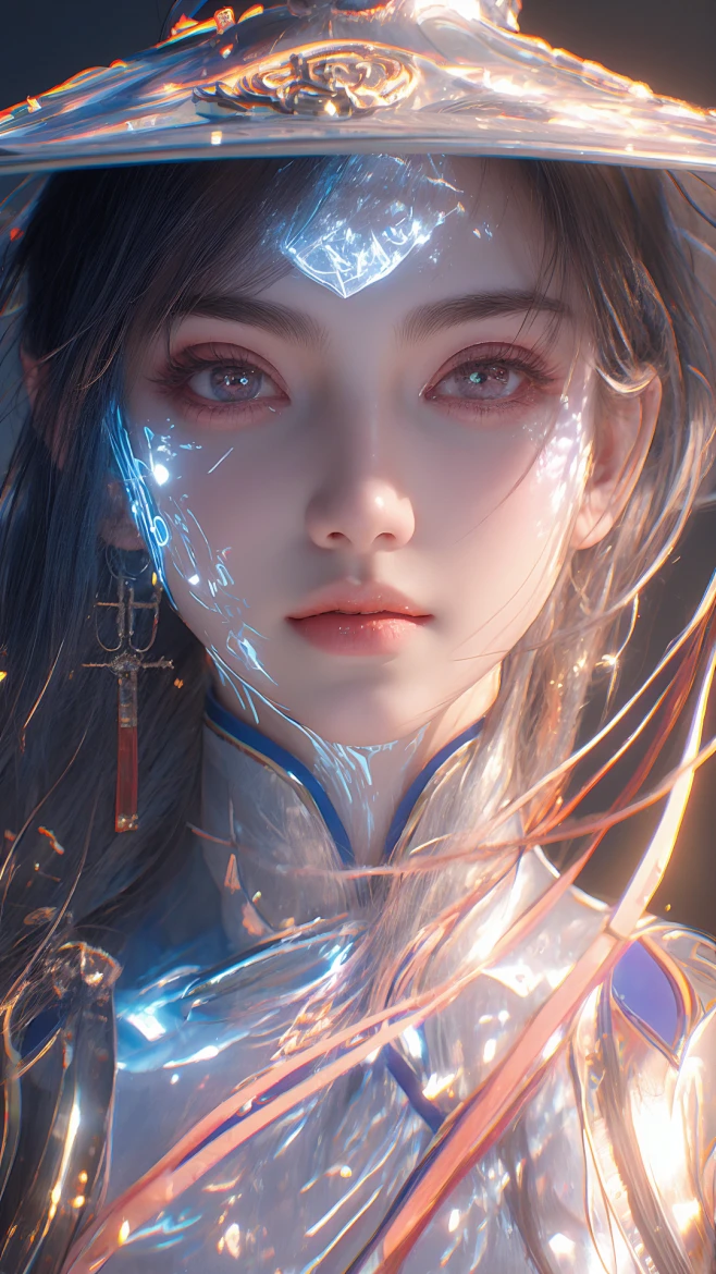 LL-赛博汉服女孩1-hzj (2)-花瓣网