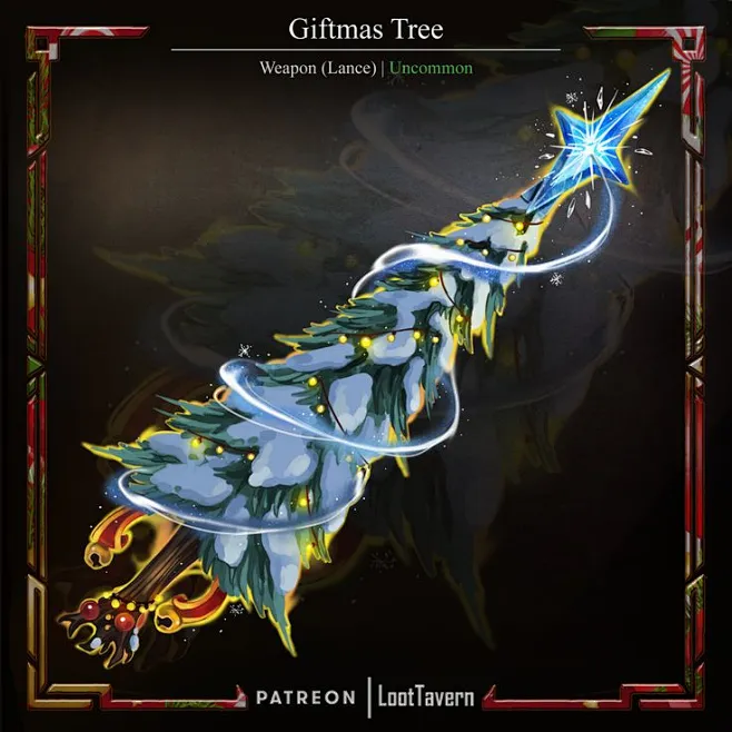 Giftmas Tree - A D&D 5e Christmas Magic Item from Loot Tavern-花瓣网