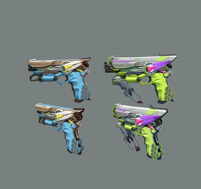 2D Weapons-Stylized/Sci-Fi-花瓣网