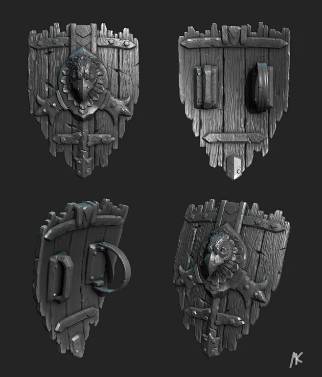 Medieval Shield, Martin Kepplinger : Medieval Shield by Martin Kepplinger on ArtStation.-花瓣网