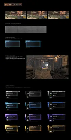 Apex Legends : User interface elements, Brad Allen : Concepts and exploration for various ...