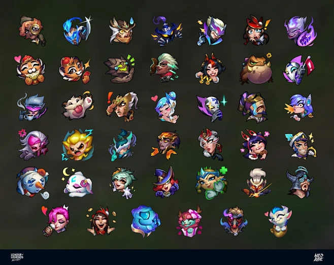Wild Rift: Emotes-花瓣网