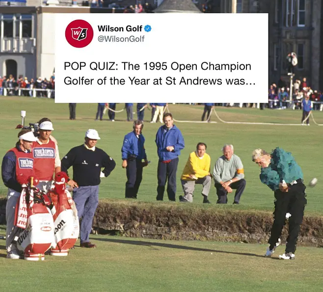 HINT: This player used the Wilson Whale Driver #standrews #scotland # ...