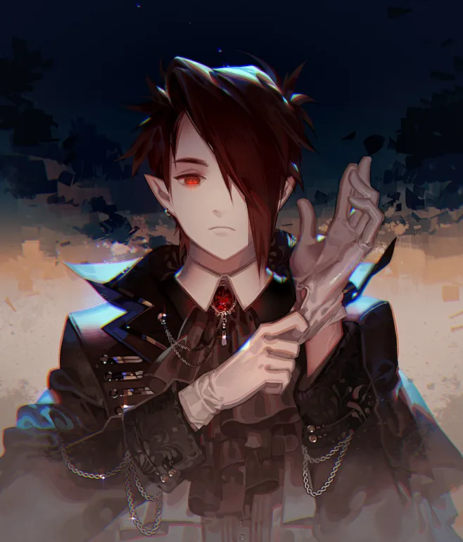 图片_【画师作品】河cy-twi@kawanocy（日）图片素材-花瓣网