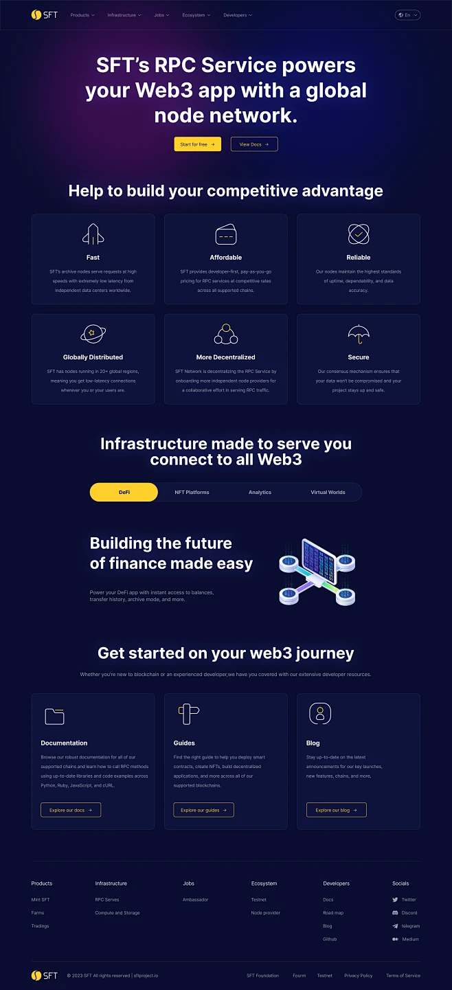 Infrastructure（SFT RPC）web3-花瓣网