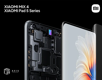 XIAOMI MIX4 & XIAOMI Pad5 Series 内部结构及氛圍渲染圖-花瓣网