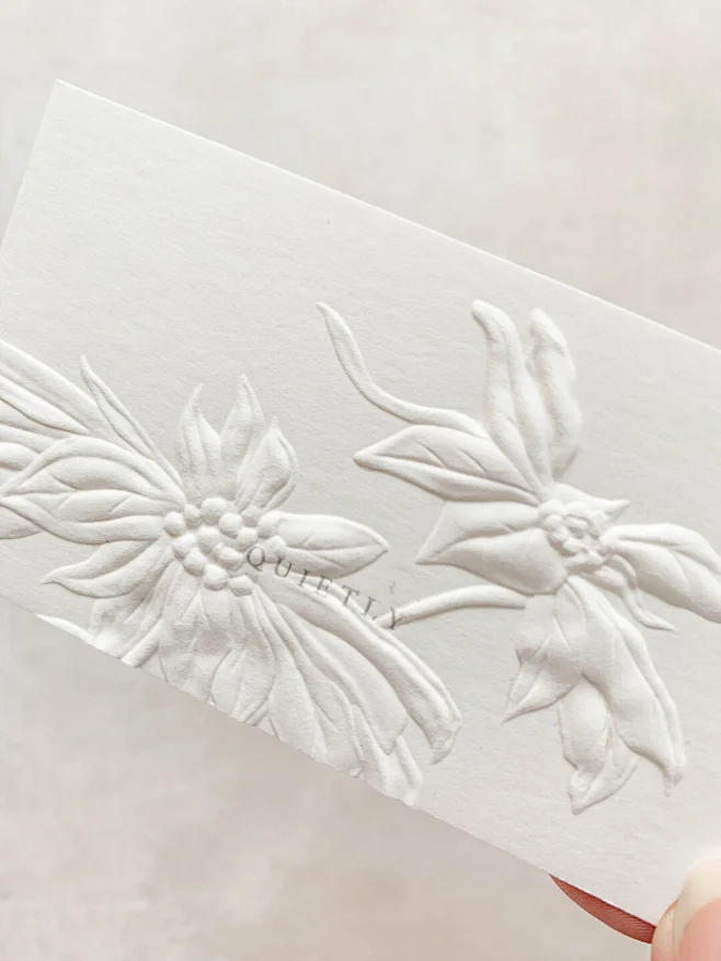3D Embossed Cards — LETTERING BY GRG : Combine our Signature printing ...
