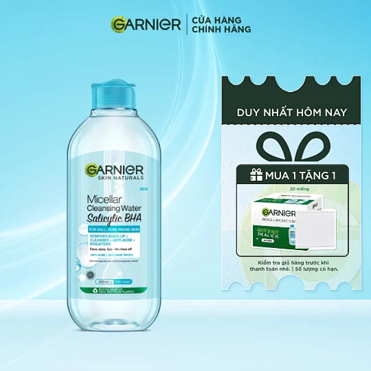 Nước Tẩy Trang làm sạch sâu dịu nhẹ cho mọi loại da - Garnier Micellar ...