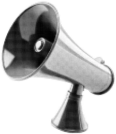 Halftone Megaphone-花瓣网